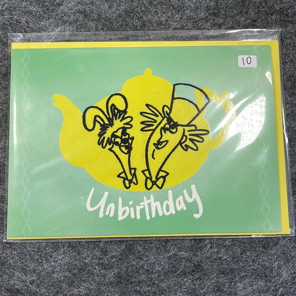 Disney | Other | Official Disney Unbirthday Fuzzy Birthday Greeting ...